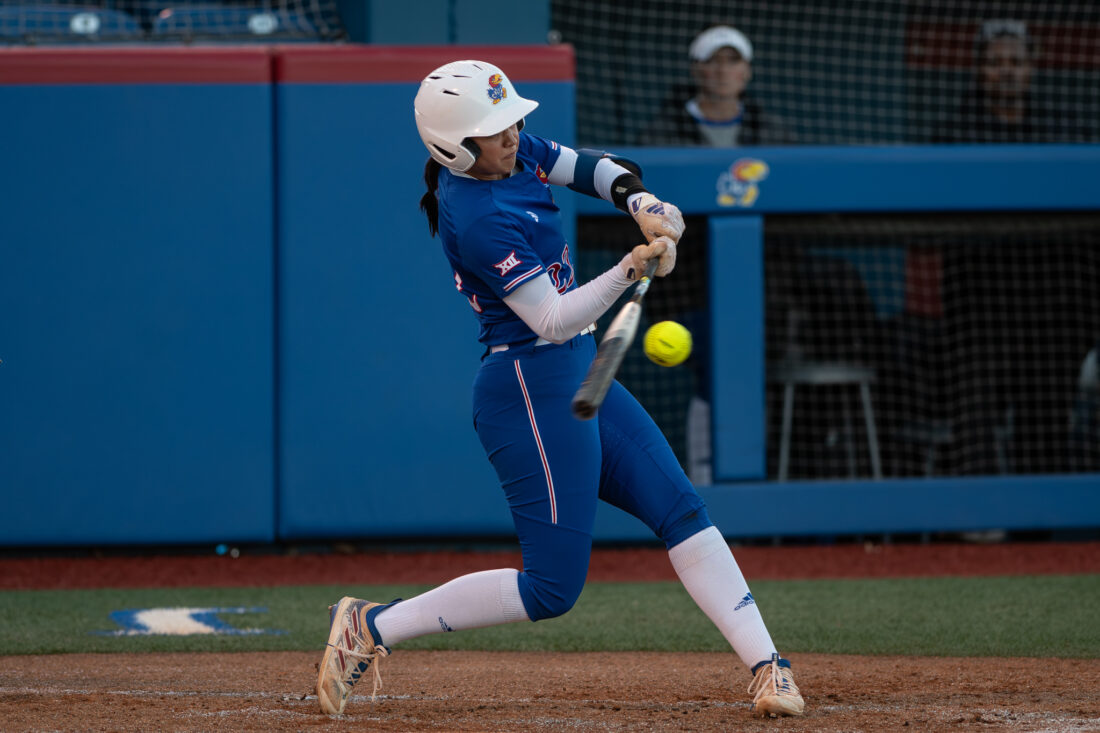 Two-RBI double sends Jayhawks past Creighton 8-0 in six-inning home ...